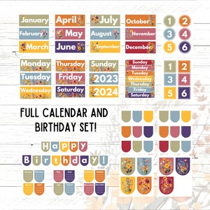 Wildflower Classroom Decor | Elementary Classroom Wildflower Template ...