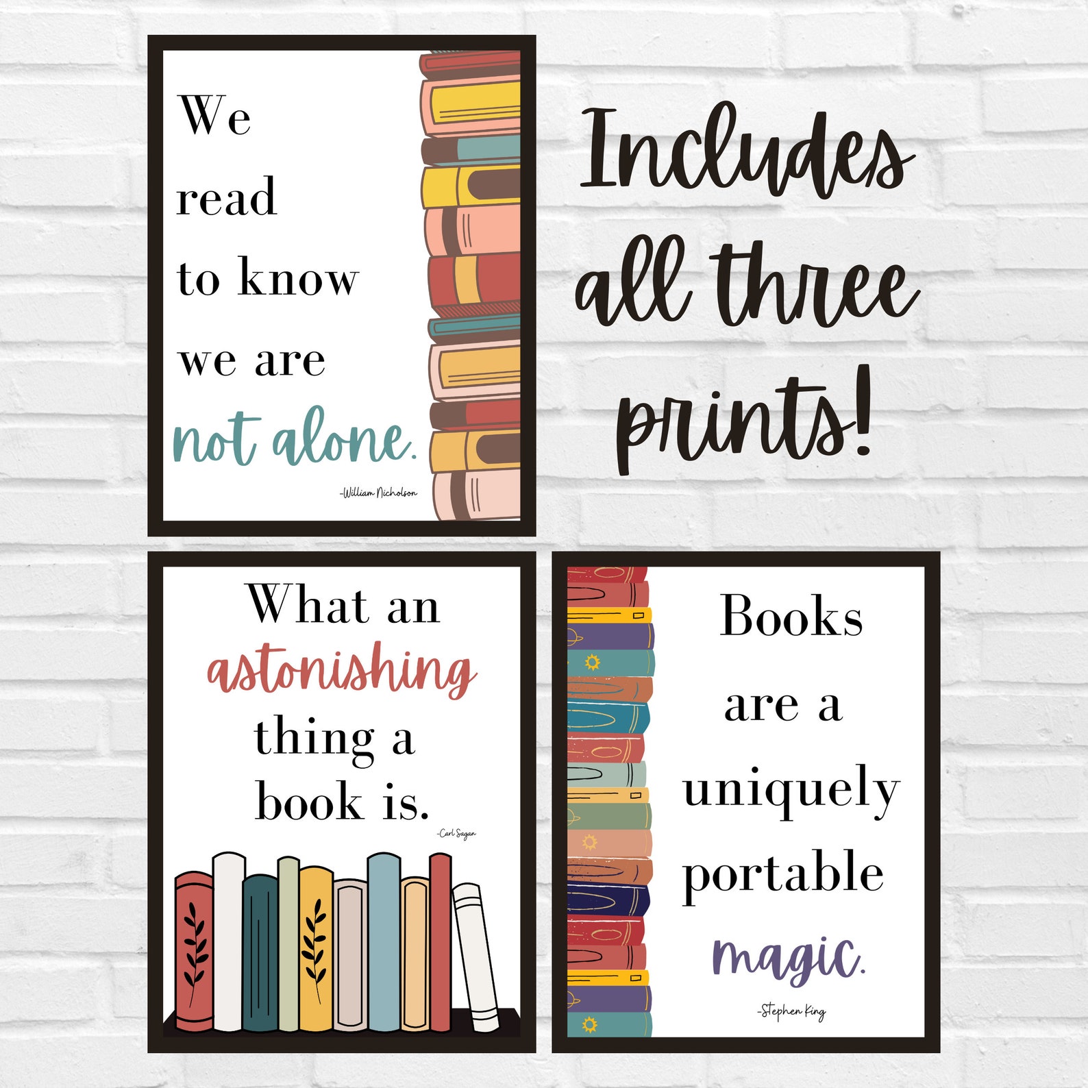 Reading Quote Print | Reading Quote Poster | Reading Classroom Decor ...