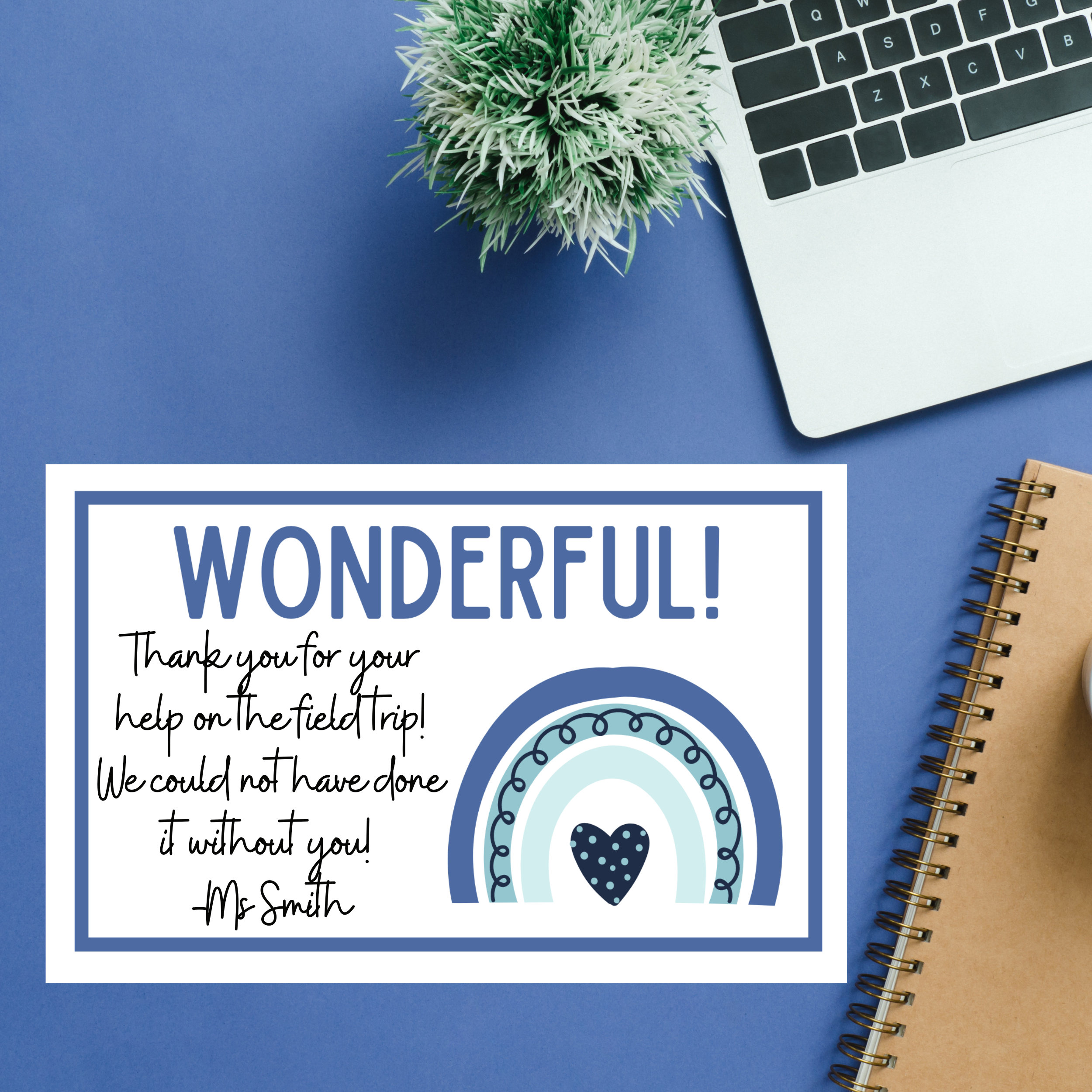 Boho Rainbow Positive Notes From the Teacher Boho Rainbow - Etsy