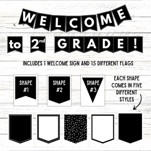 Black & White Elementary Classroom Decor Bundle|black and White Polka ...