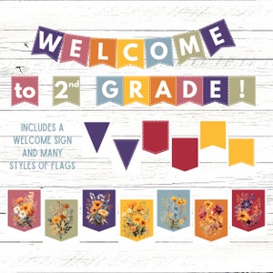 Wildflower Classroom Decor | Elementary Classroom Wildflower Template ...
