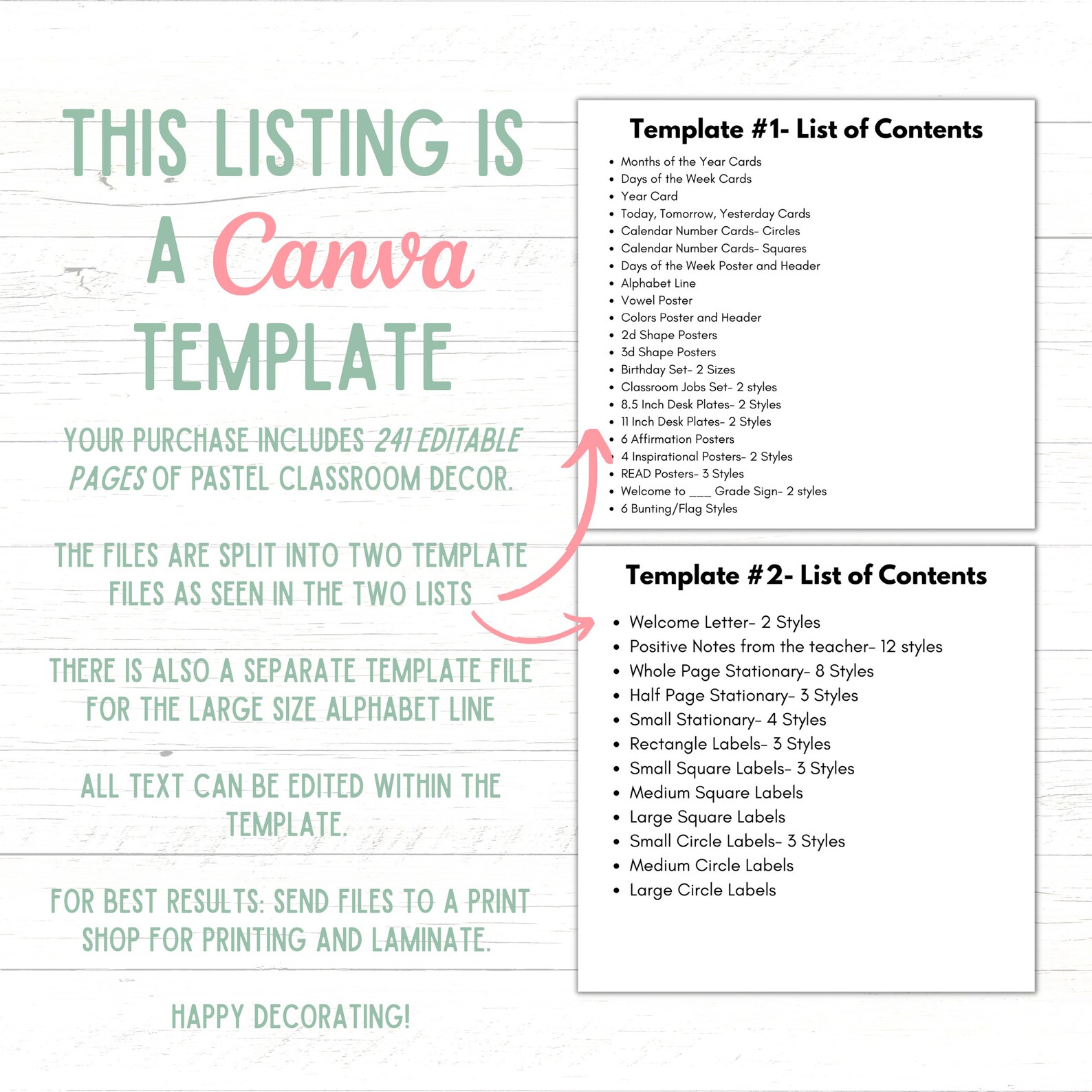 Cactus Theme Classroom Decor Bundle | Editable Cactus Elementary ...