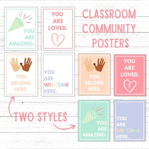 Pastel Classroom Decor Bundle Bright Pastel Theme Classroom - Etsy