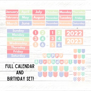 Pastel Classroom Decor Bundle | Bright Pastel Elementary Classroom ...