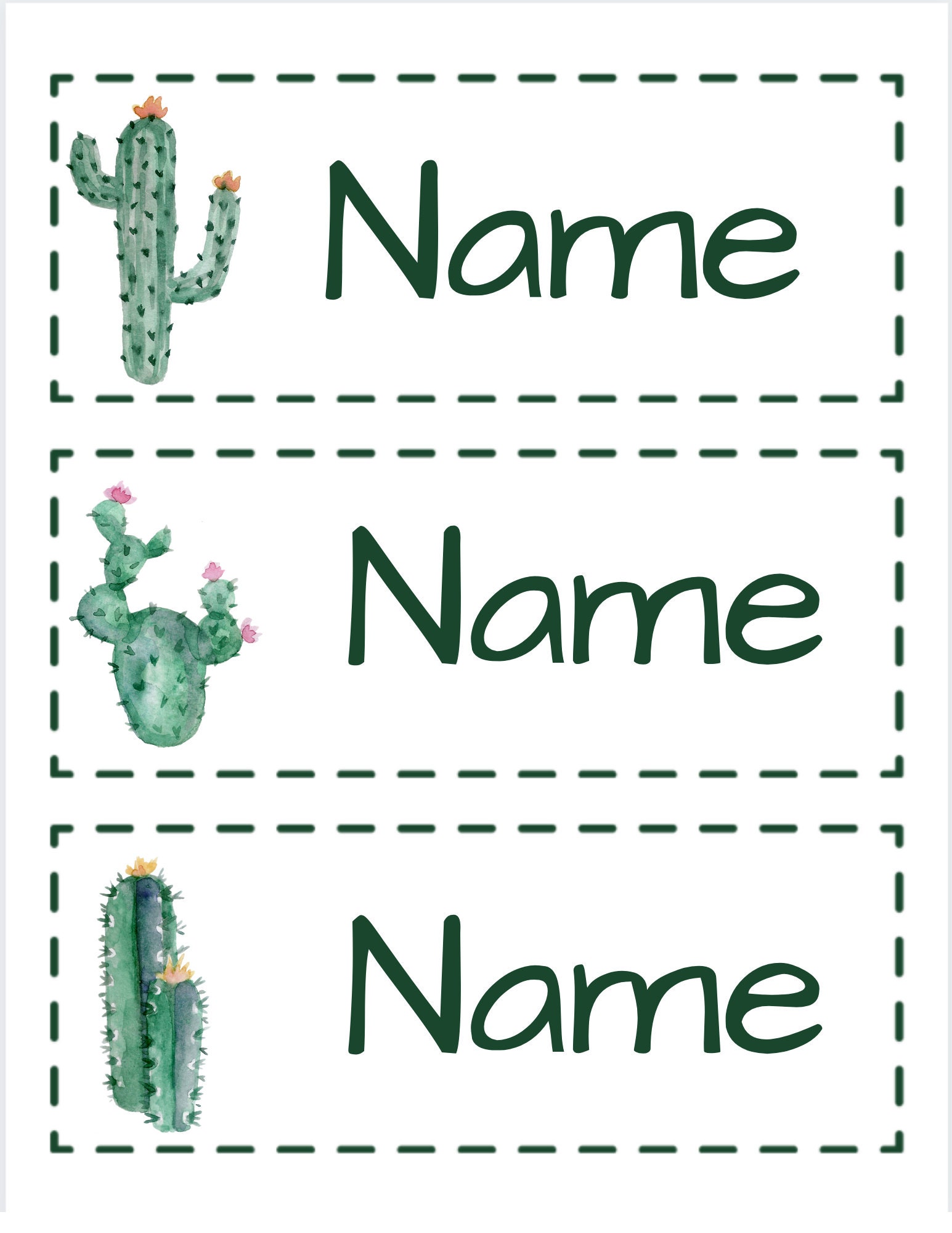 Cactus Classroom Decor Cactus Classroom Theme Elementary - Etsy