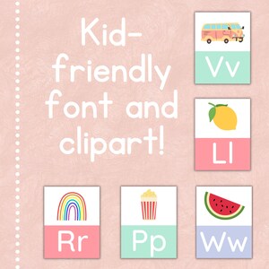 Pastel Classroom Decor | Pastel Alphabet Line | Printable Elementary ...
