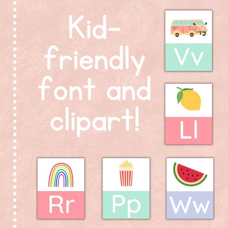 Pastel Classroom Decor | Pastel Alphabet Line | Printable Elementary ...