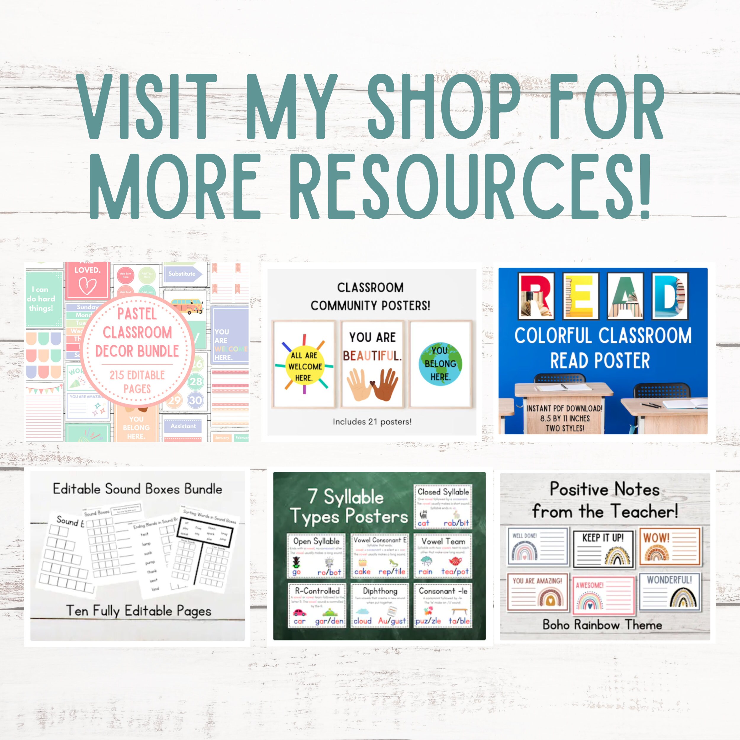 Pastel Classroom Reading Posters Modern Elementary Decor - Etsy