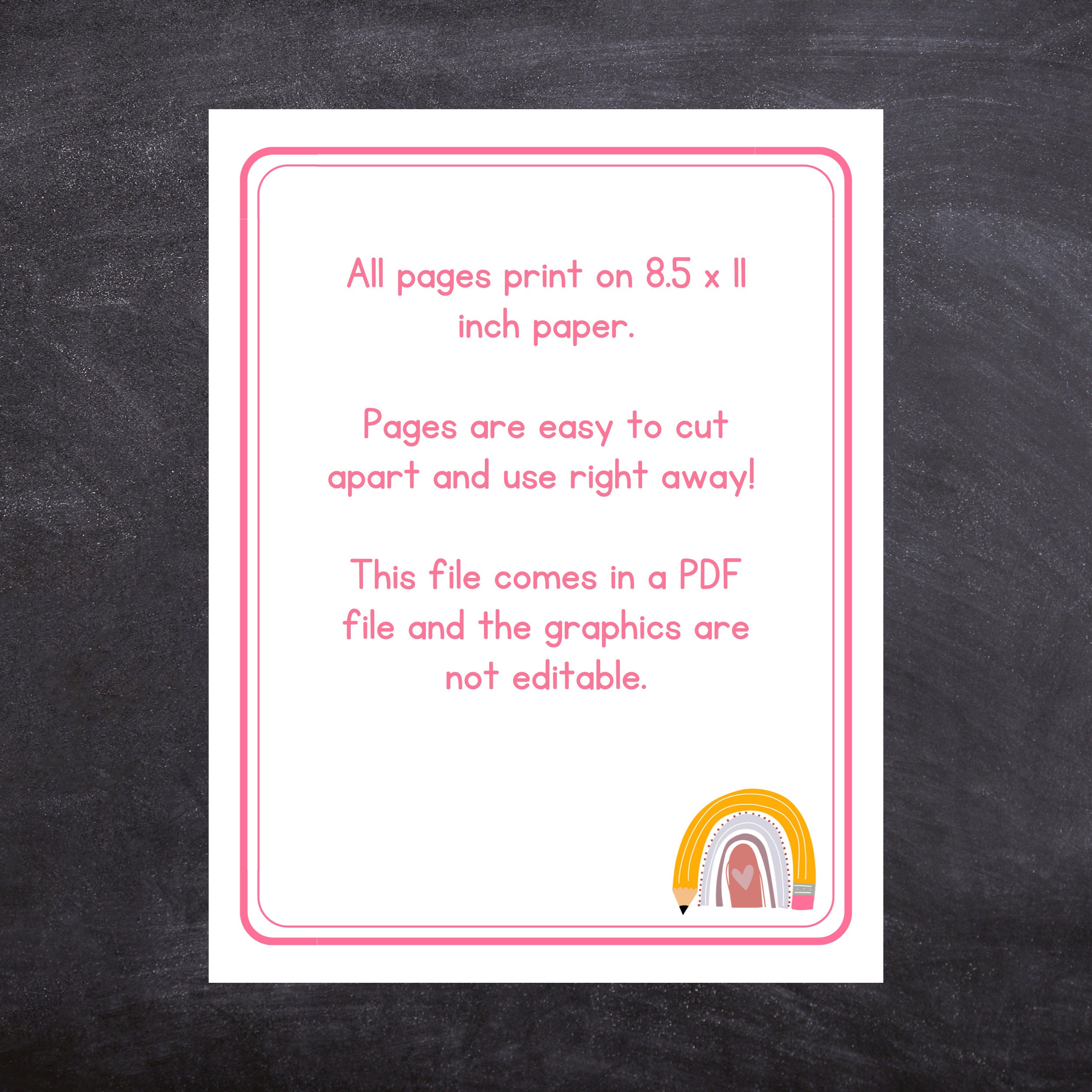 Boho Rainbow Teacher Notes Boho Rainbow Classroom Decor Back to School ...