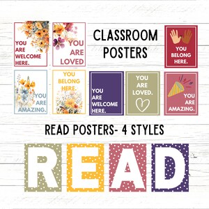 Wildflower Classroom Decor | Elementary Classroom Wildflower Template ...