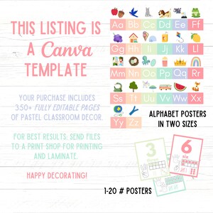 Pastel Classroom Decor Bundle | Bright Pastel Elementary Classroom ...