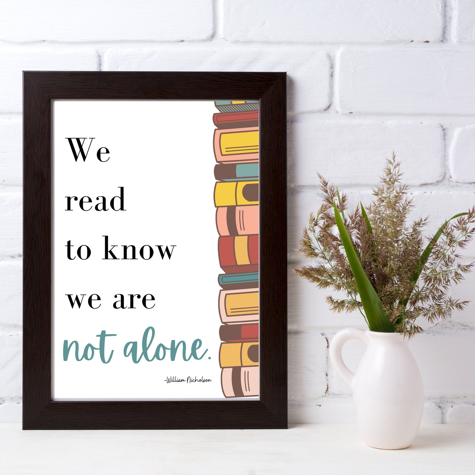Reading Quote Print | Reading Quote Poster | Reading Classroom Decor ...