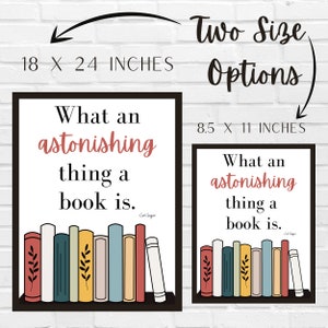 Reading Quote Print | Reading Quote Poster | Reading Classroom Decor ...