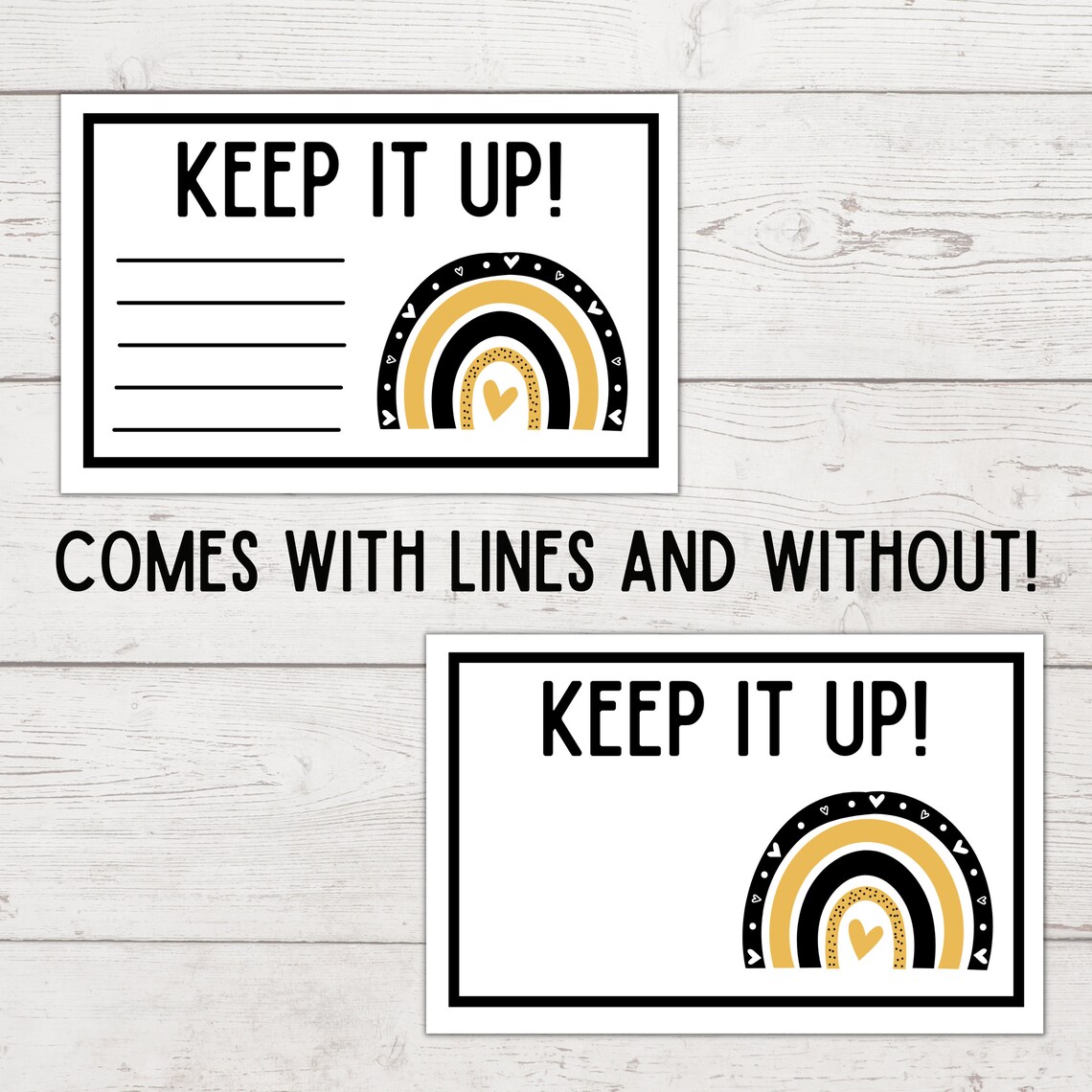 Boho Rainbow Positive Notes From the Teacher Boho Rainbow - Etsy