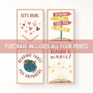 Reading Posters for Elementary Classroom | Reading Specialist Library ...