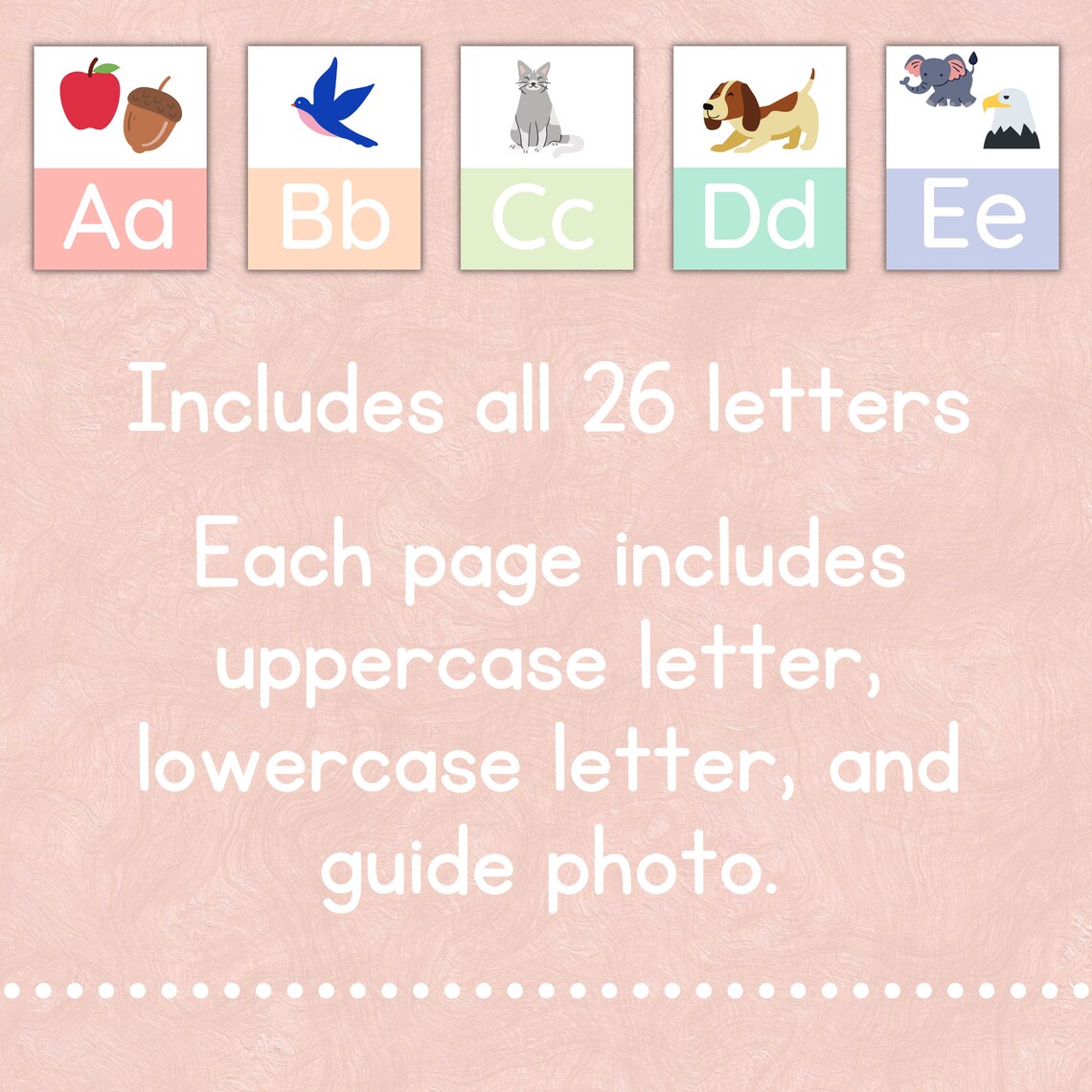 Pastel Classroom Decor Pastel Alphabet Line Printable - Etsy