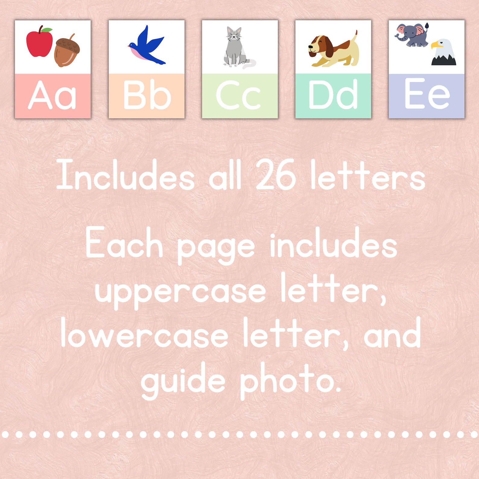 Pastel Classroom Decor Pastel Alphabet Line Printable - Etsy