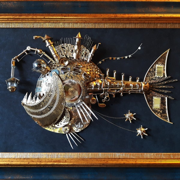 Angler Fish Lamp - Etsy