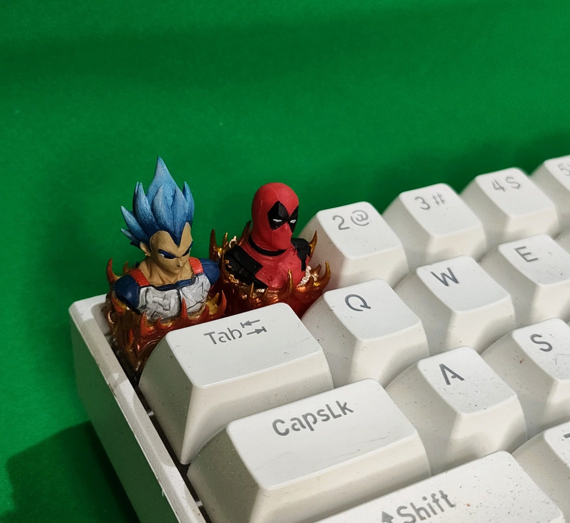 Keycaps anime set cute keycap anime anime keycap resin for | Etsy
