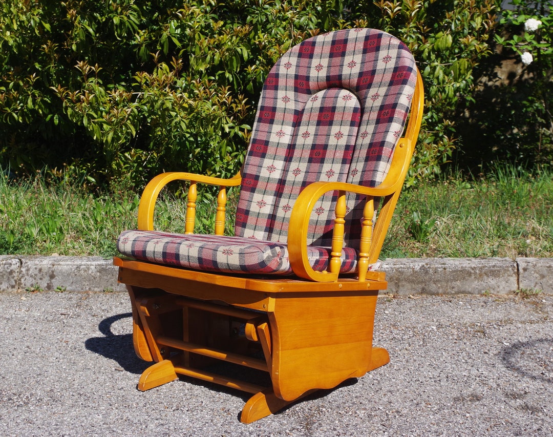 Pine Rocking Chair, 1970s - Etsy