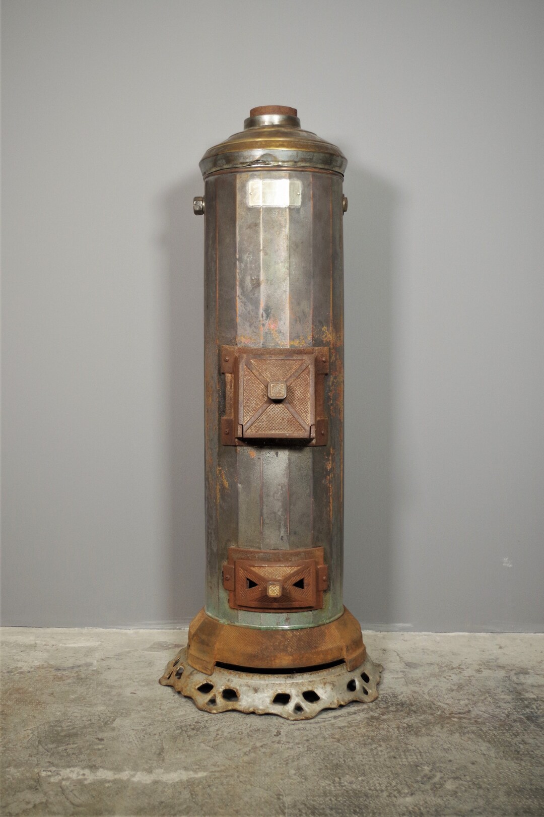 Zenith Wood-burning Cast Iron Stove, Early 1900s - Etsy