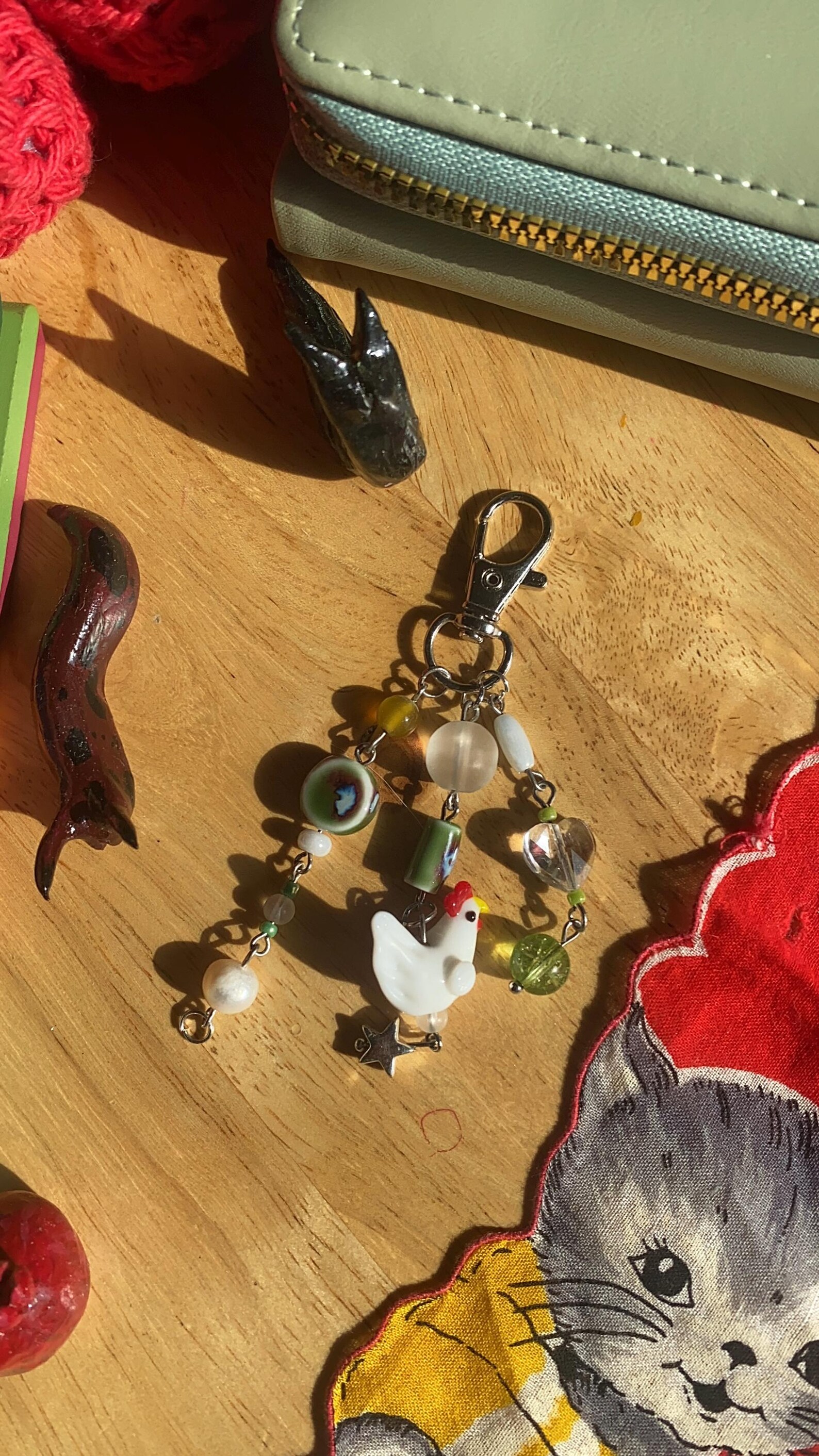 Stardew Valley Keychains | Beaded Charm Keychain Gamer | Fish Chicken ...