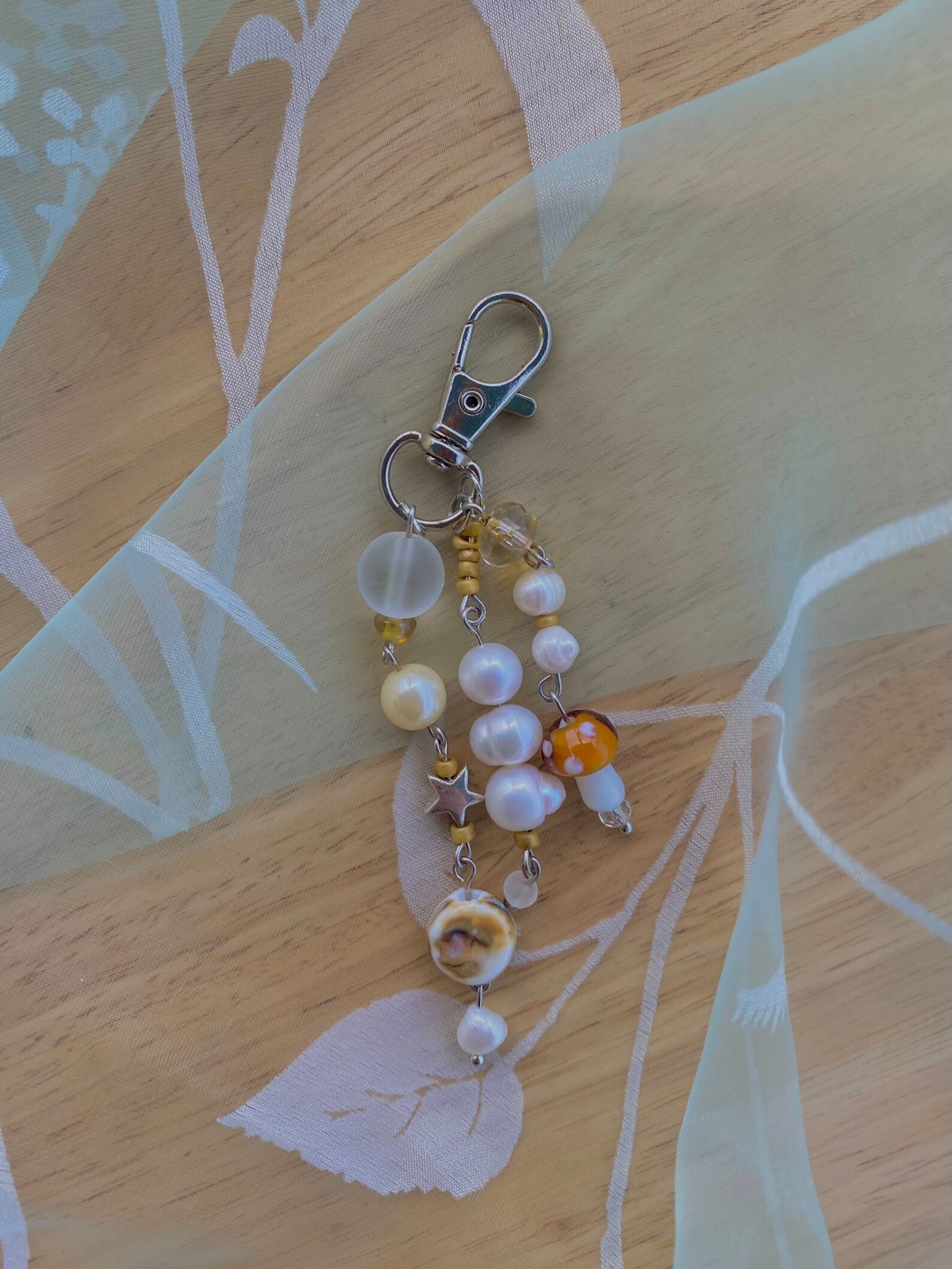 Stardew Valley Keychains Beaded Charm Keychain Gamer Fish Chicken Melon ...