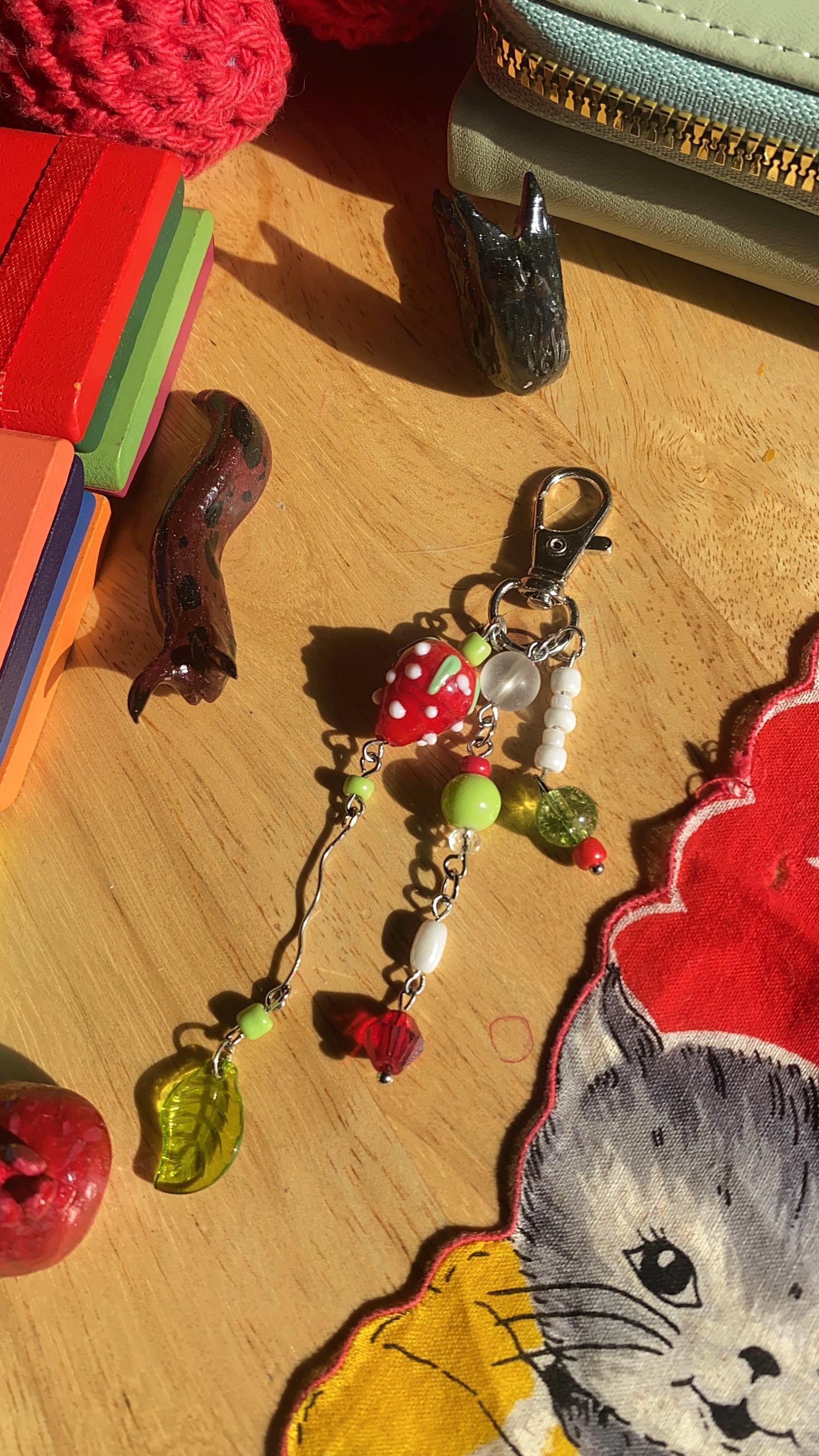 Stardew Valley Keychains | Beaded Charm Keychain Gamer | Fish Chicken ...