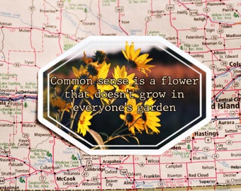 Common Sense Sticker - Etsy