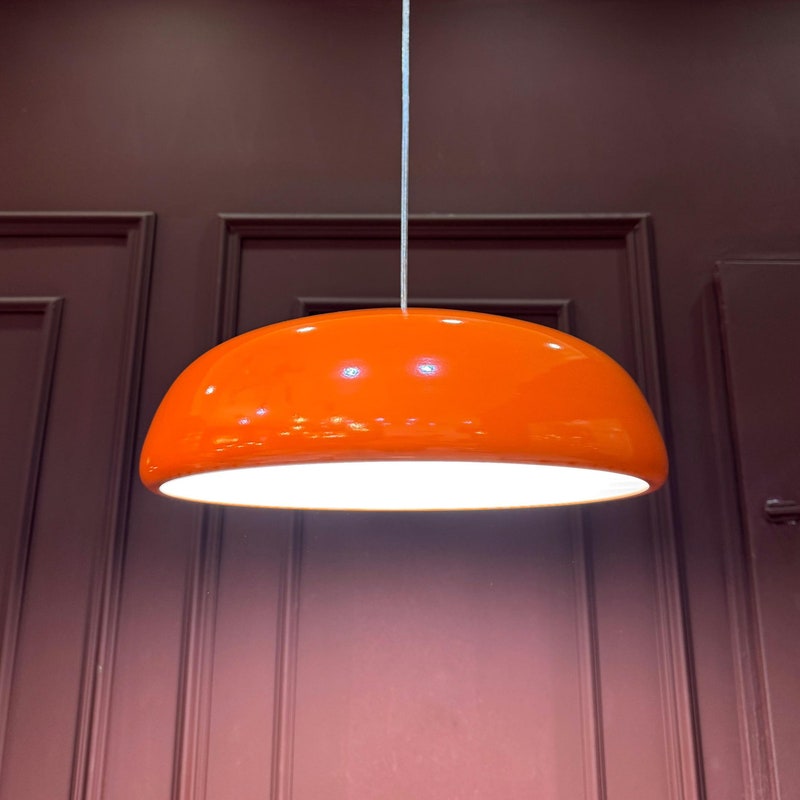 Orange Ceiling Light - Etsy