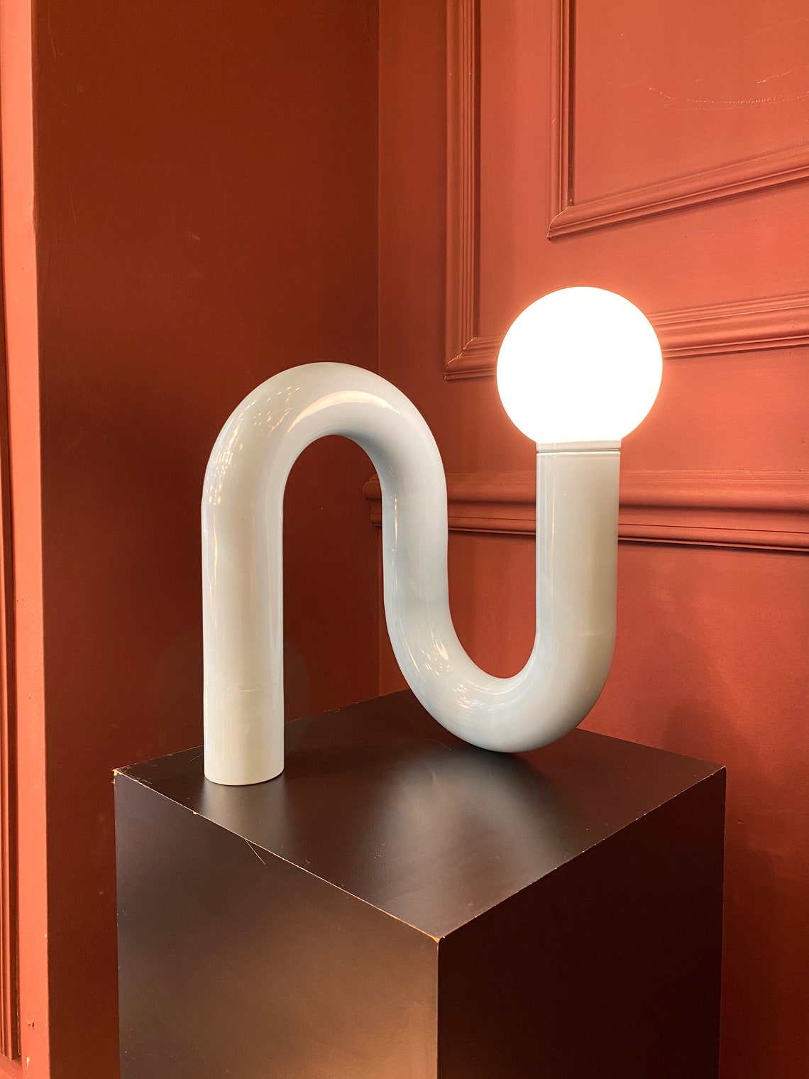 Baby Blue Table Lamp, Light Blue Table Lamp, Kids Bedroom Lighting ...
