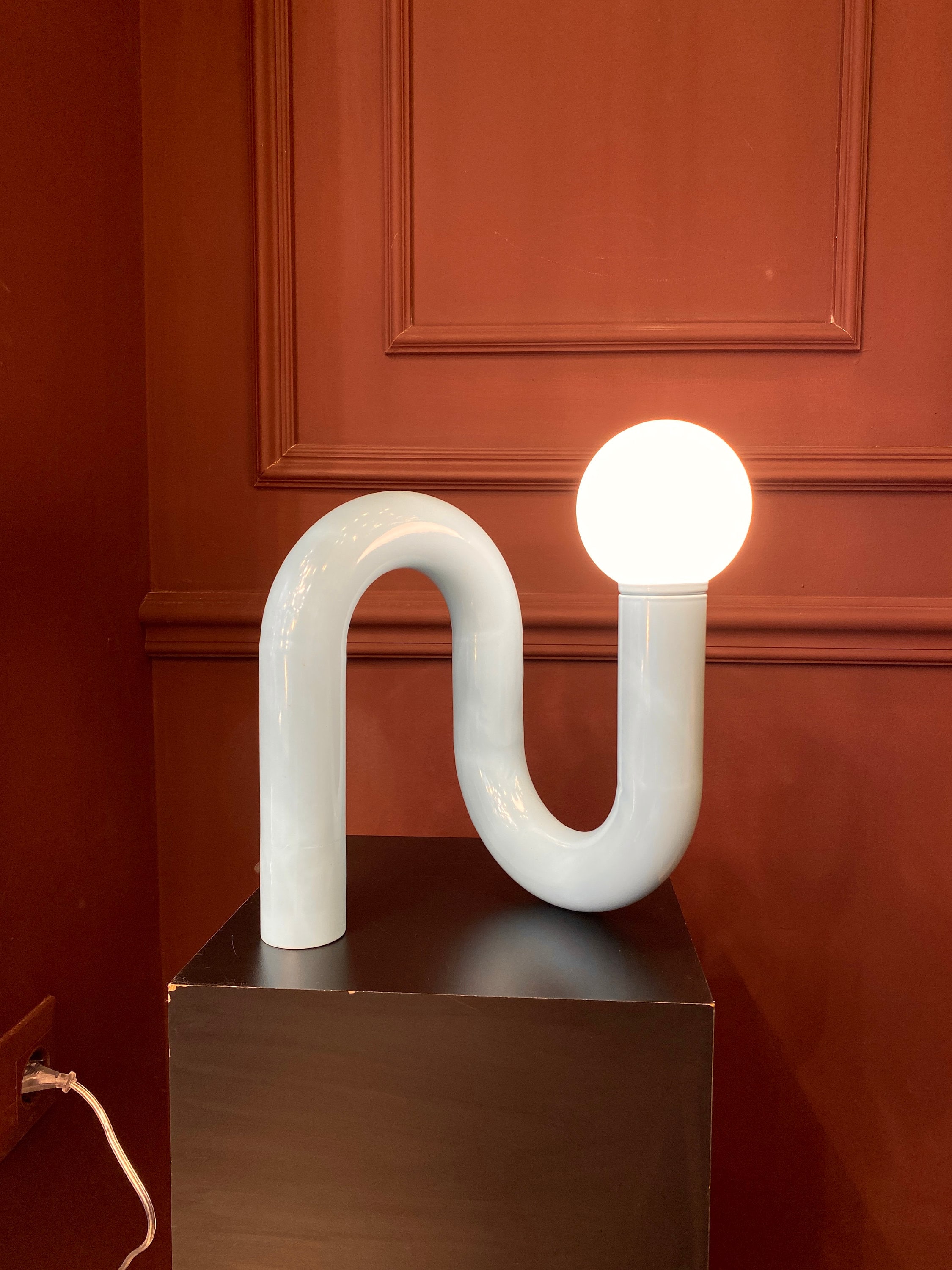 Baby Blue Table Lamp, Light Blue Table Lamp, Kids Bedroom Lighting ...