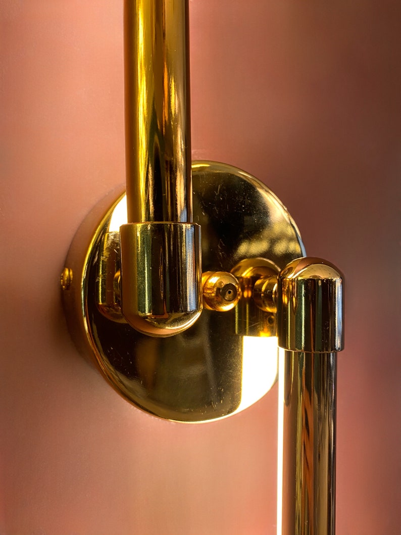 Gold Led Wall Light, Double-sided Wall Sconce, Led Light Wall Sconce ...