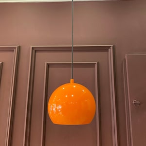 Orange Pendant Light, Colourful Pendant, Modern Pendant Lamp ...