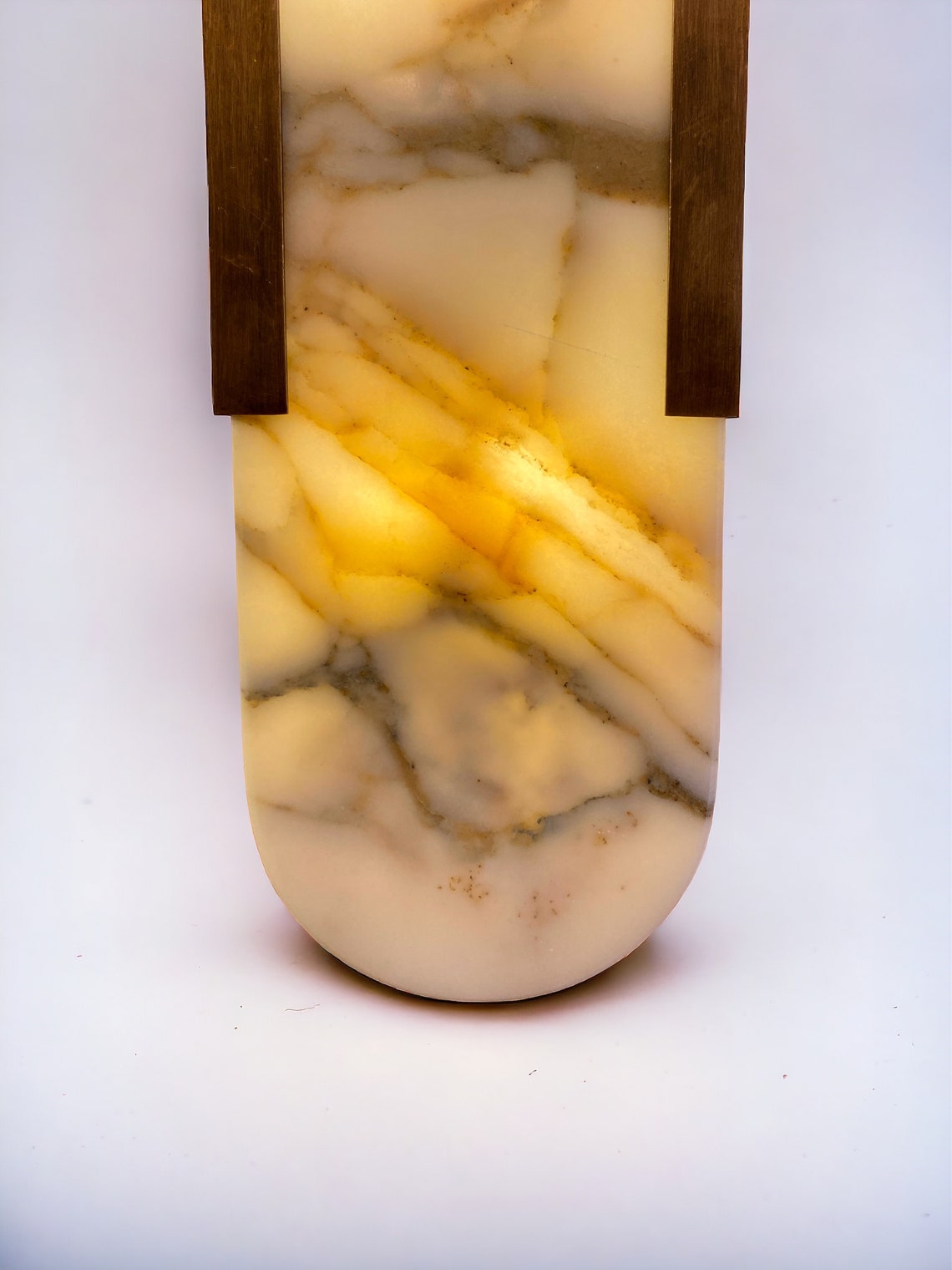 Marble Wall Sconce, Marble Wall Light, Bedroom Wall Light, Mid-century ...