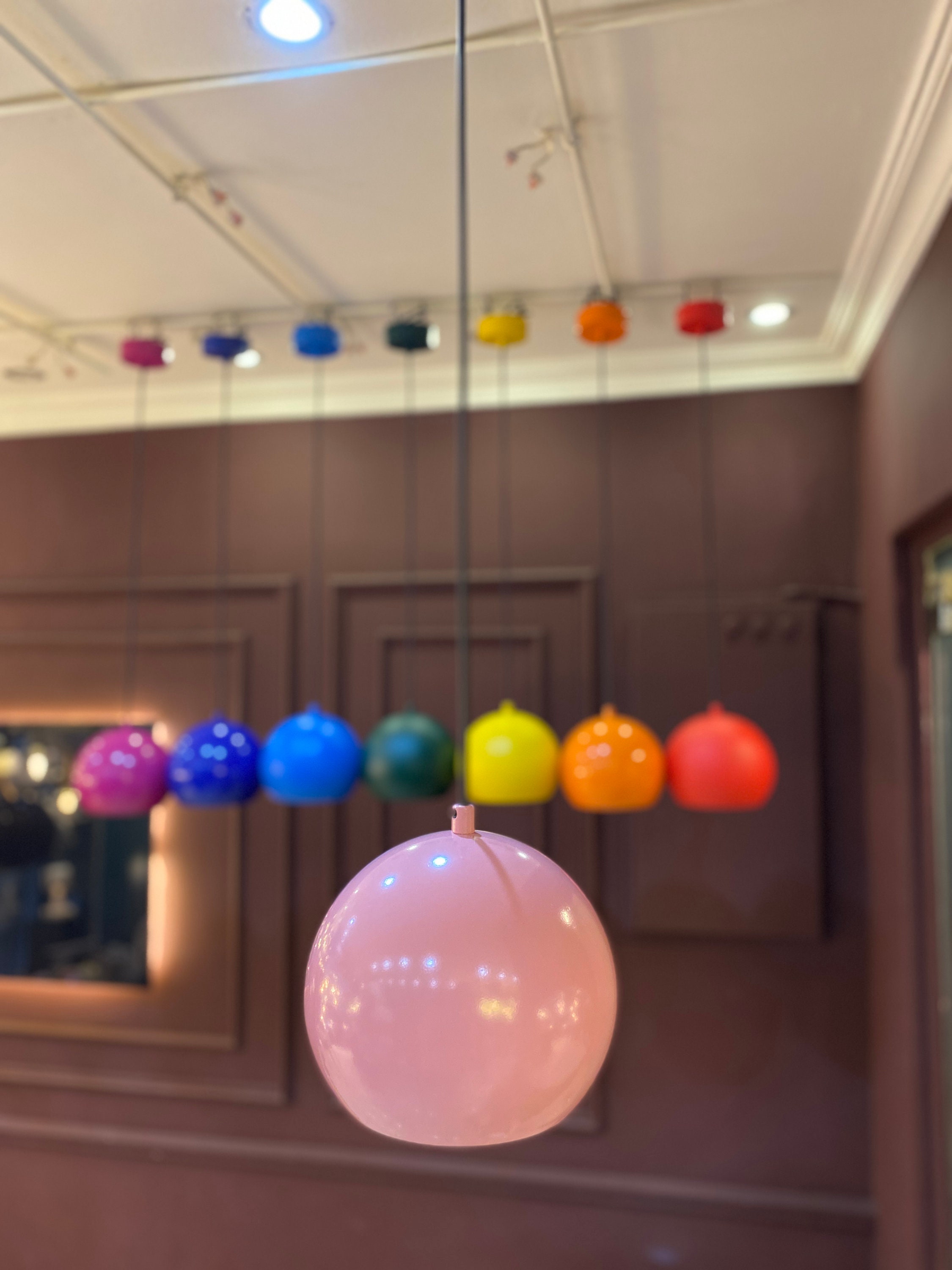 Pink Pendant Light, Baby Pink Pendant, Colourful Pendant, Modern ...