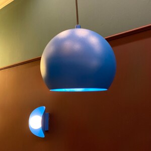 Blue Wall Sconce, Colored Sconce, Modern Wall Sconce, Minimalist Sconce ...