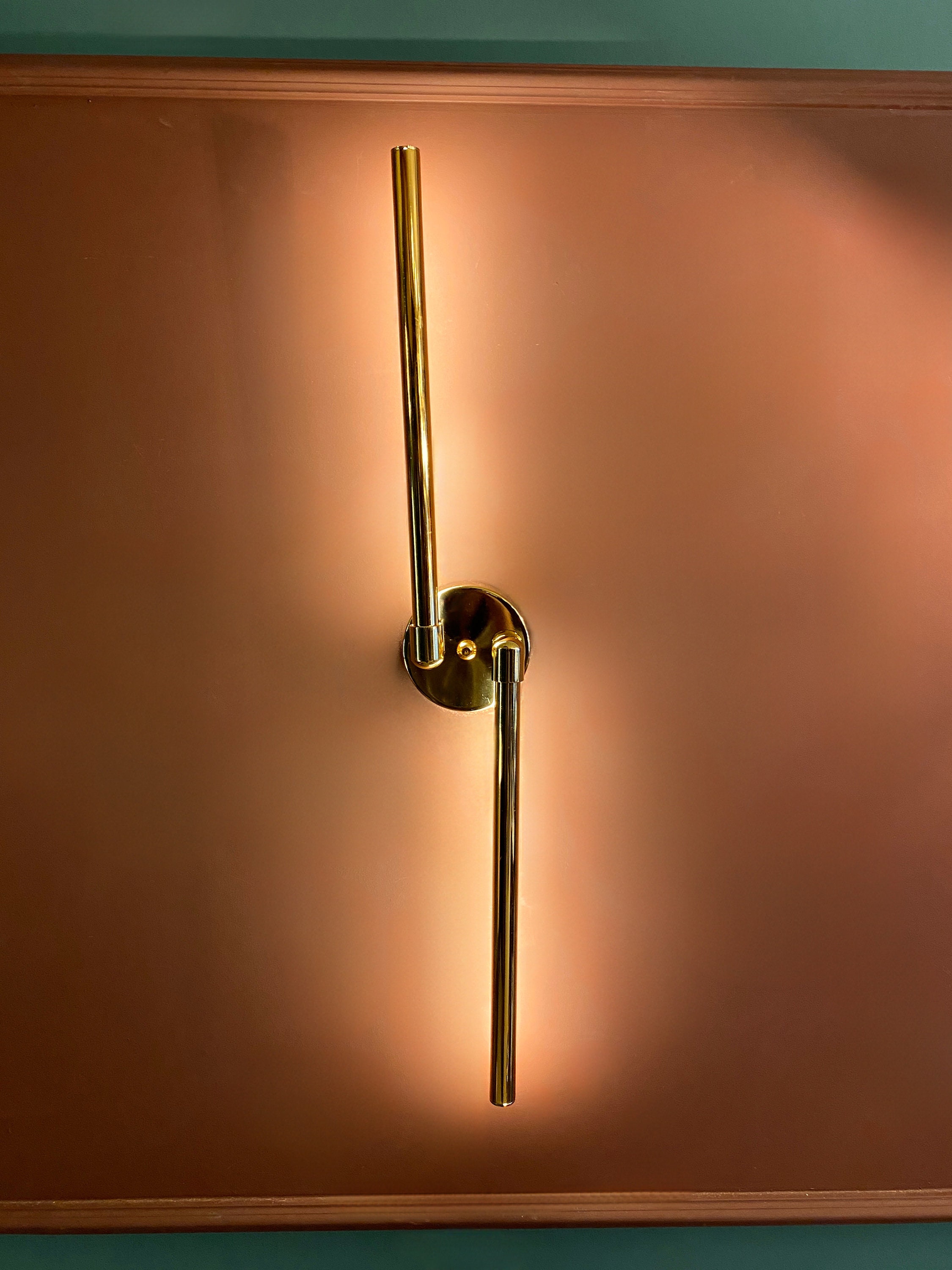 Gold Led Wall Light, Double-sided Wall Sconce, Led Light Wall Sconce ...
