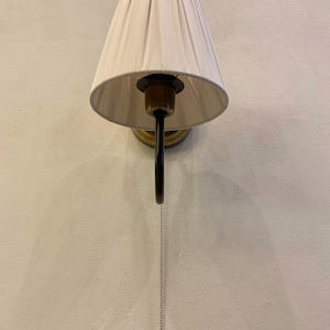 Bedside Wall Sconce, Pull Chain Wall Lamp, Wall Sconce With Pull Chain ...