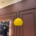 Yellow Pendant Light, Colourful Pendant, Modern Pendant, Bedroom ...