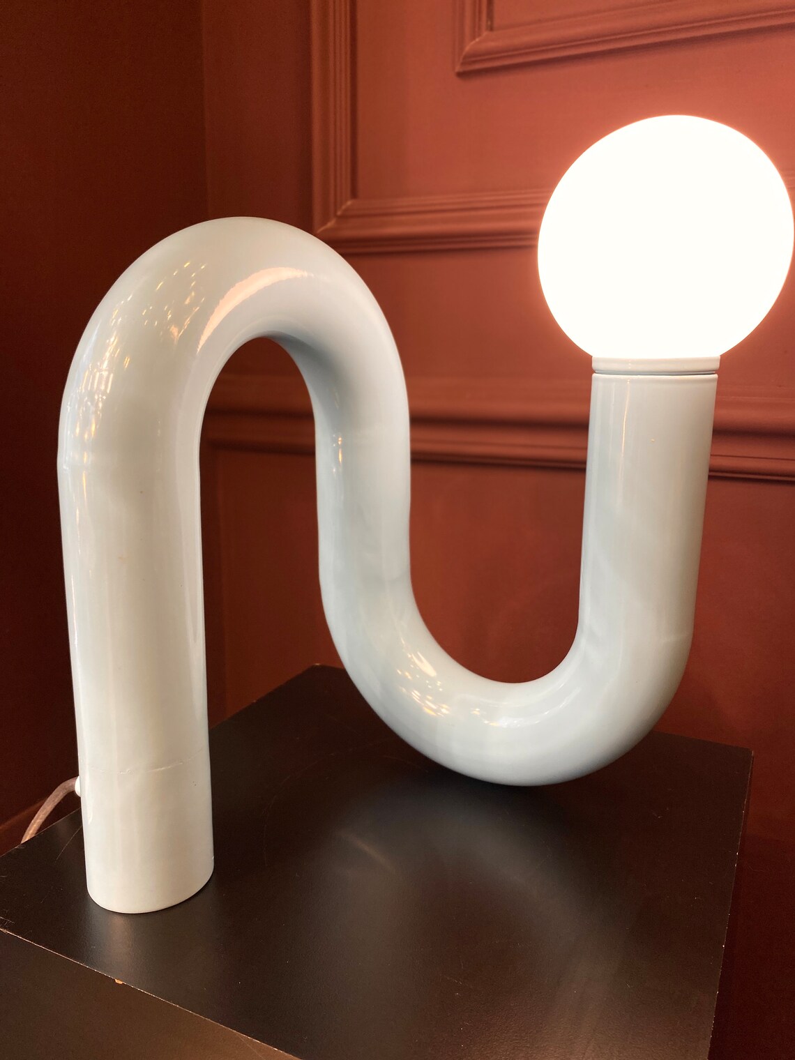 Baby Blue Table Lamp, Light Blue Table Lamp, Kids Bedroom Lighting ...