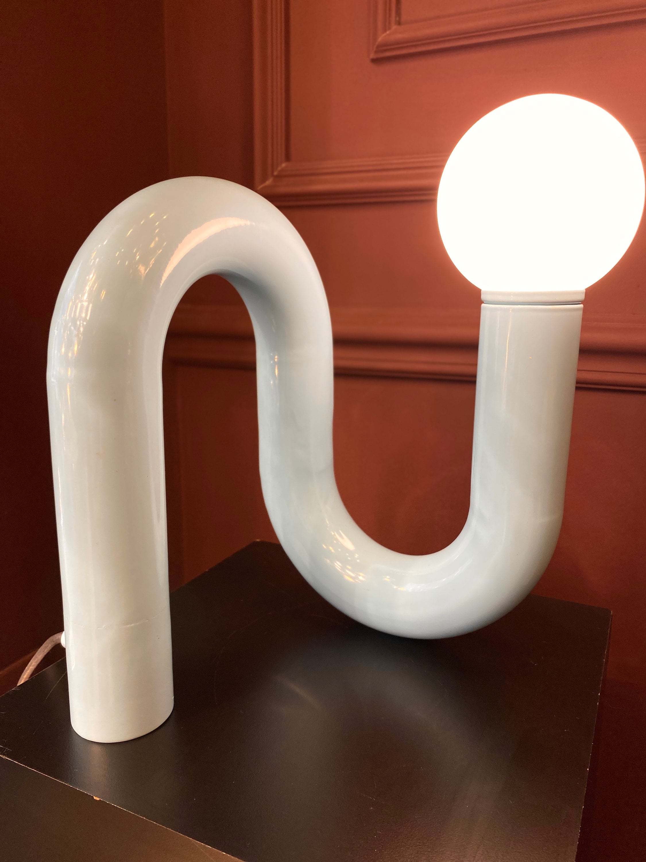 Baby Blue Table Lamp, Light Blue Table Lamp, Kids Bedroom Lighting ...