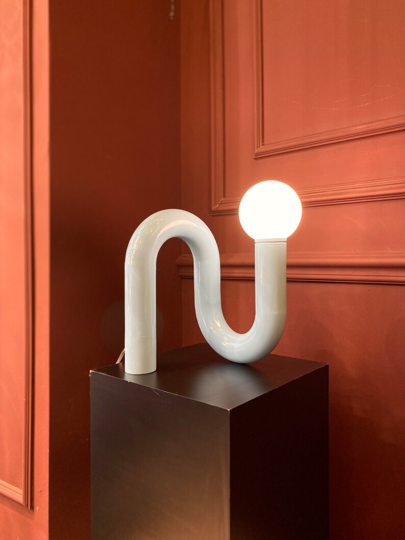 Baby Blue Table Lamp, Light Blue Table Lamp, Kids Bedroom Lighting ...