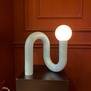 Baby Blue Table Lamp, Light Blue Table Lamp, Kids Bedroom Lighting ...