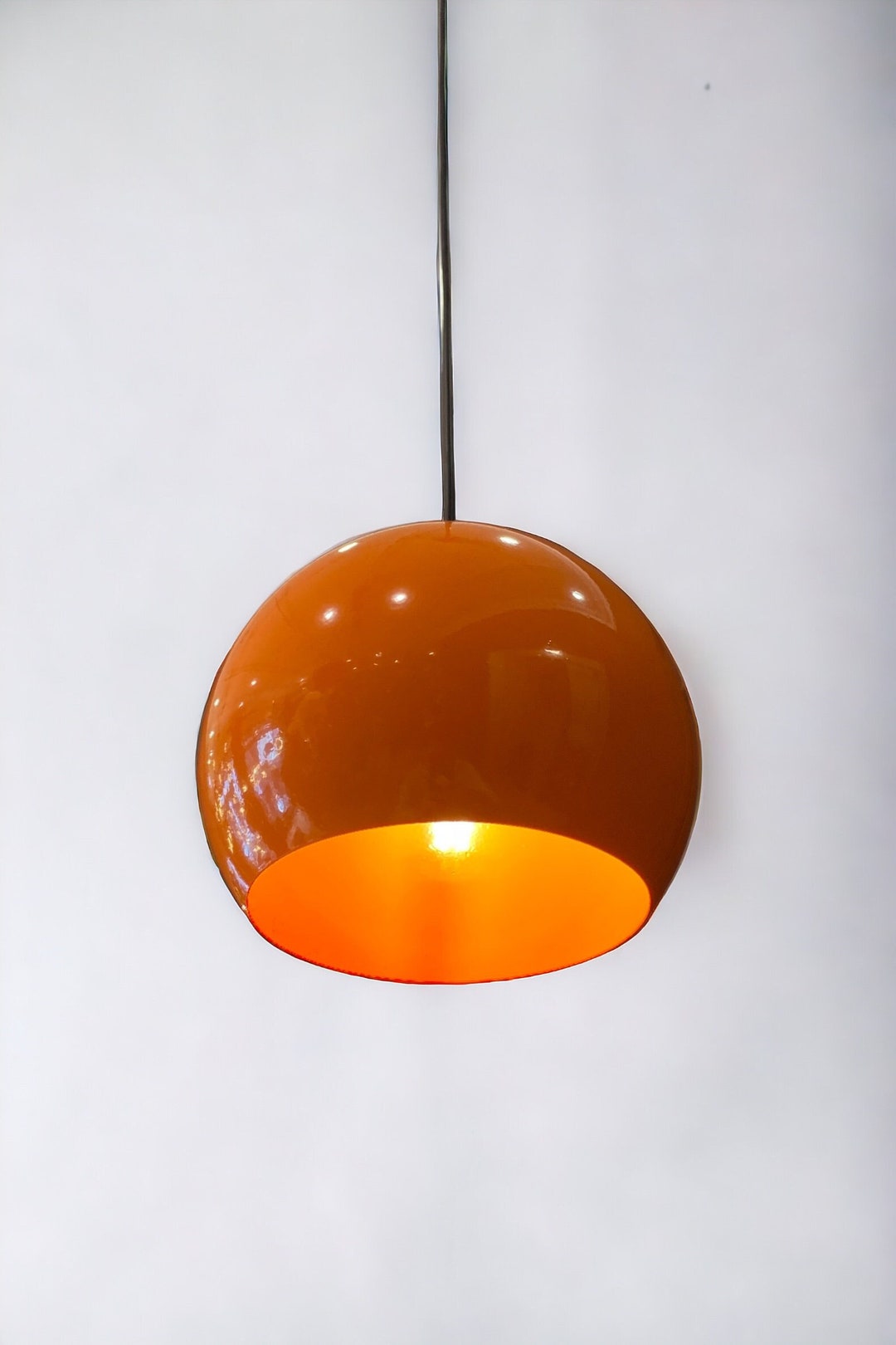Orange Pendant Light, Colourful Pendant, Modern Pendant Lamp ...