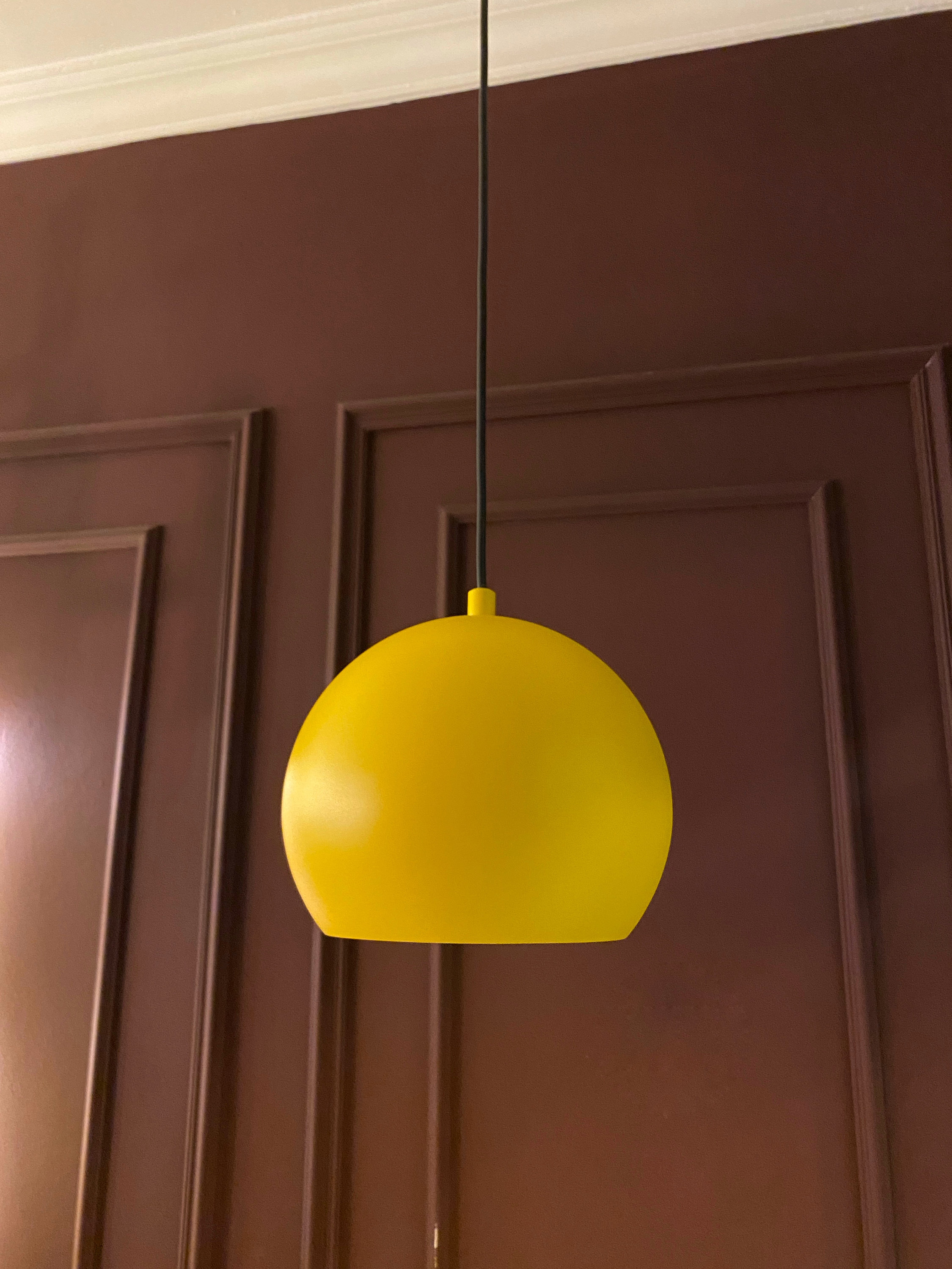 Yellow Pendant Light, Colourful Pendant, Modern Pendant, Bedroom ...