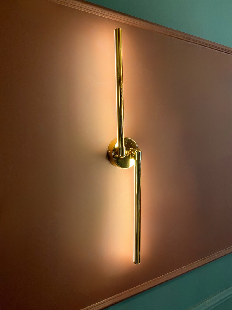 Gold Led Wall Light, Double-sided Wall Sconce, Led Light Wall Sconce ...
