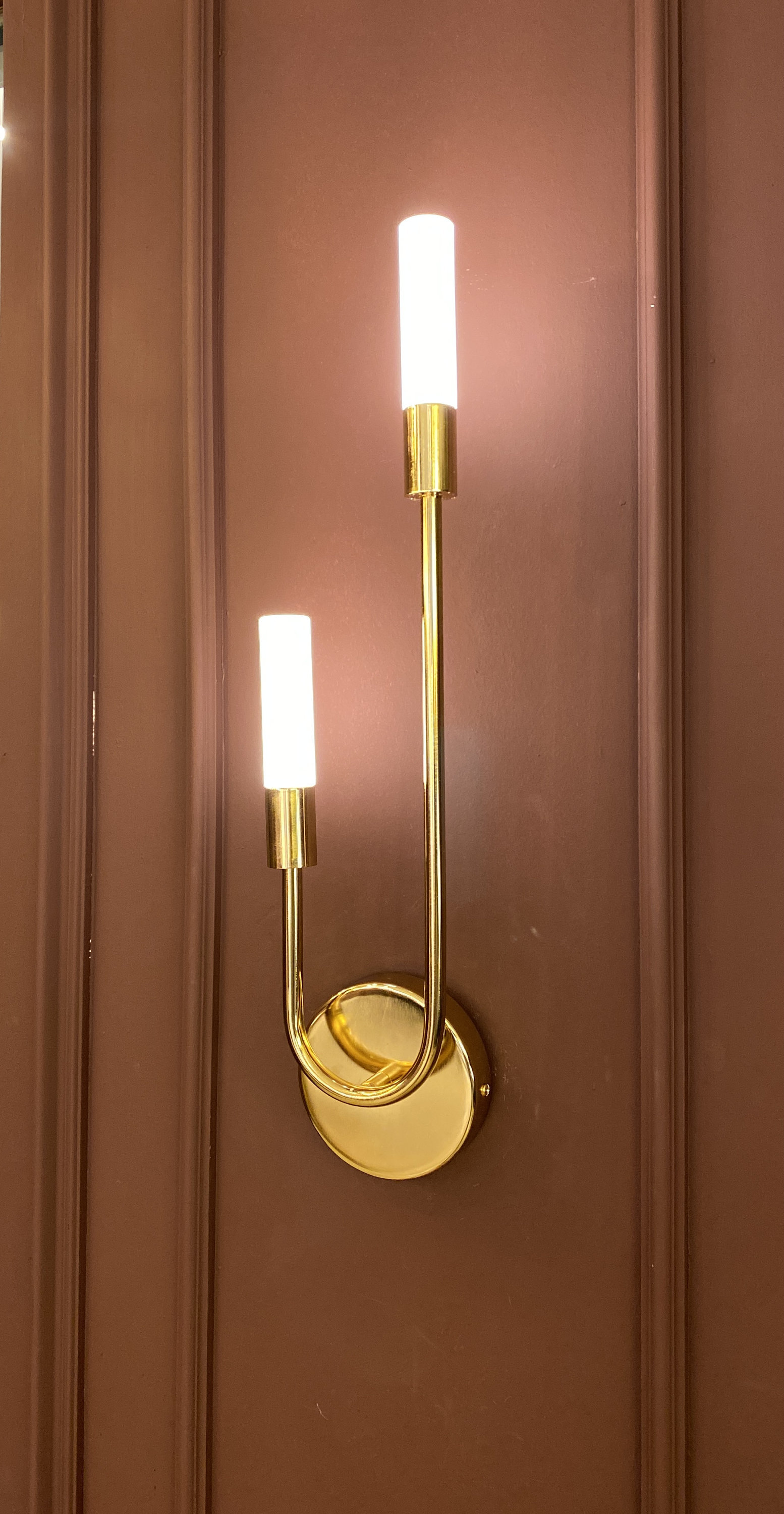 Gold Wall Sconce, Bedside Wall Light, Led Wall Sconce, Modern Wall ...