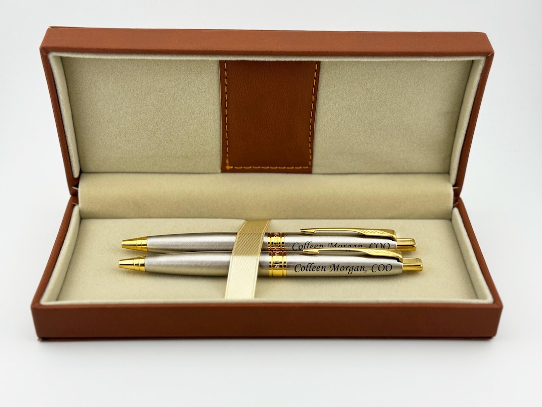 Custom Premium Parker Pen Set, Engraved Parker Aster Pens, Luxury Pens ...