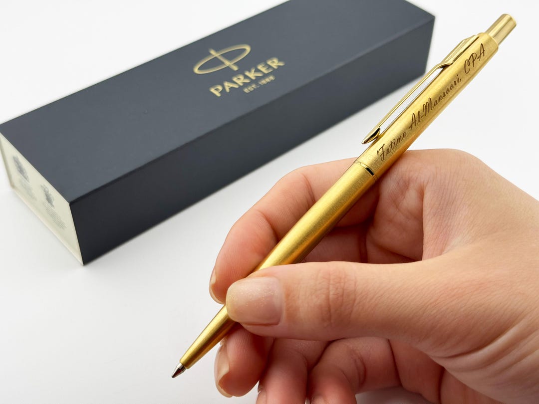 Custom Engraved Parker Classic Pen, Finance Professional Gift ...